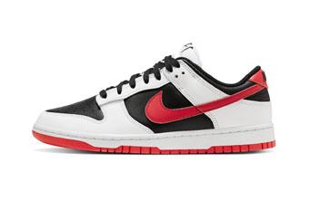 シューズ スニーカー   ナイキ Nike Dunk Low Retro Reverse Panda Red Swoosh Wh