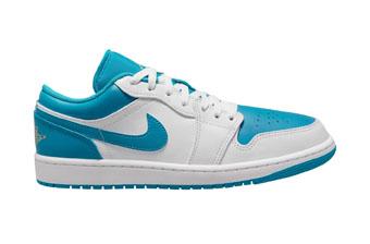 バスケットシューズ バッシュ スニーカー   ジョーダン Jordan Air Jordan 1 Low Aquatone B