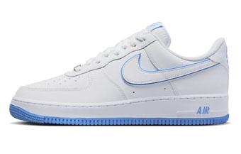バスケットシューズ バッシュ スニーカー   ナイキ Nike AIR FORCE 1 '07 White/Universit