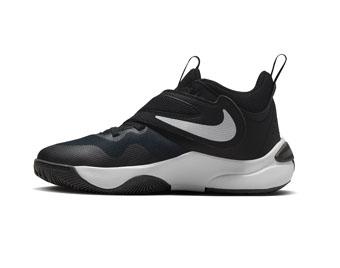 バスケットシューズ バッシュ   ナイキ Nike Team Hustle D11 GS GS Black/White   【