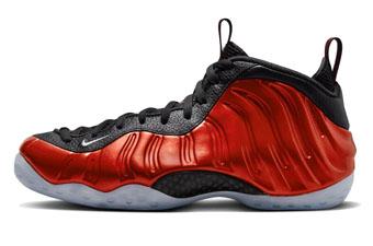 バスケットシューズ バッシュ スニーカー   ナイキ Nike Air Foamposite One  Red/Black