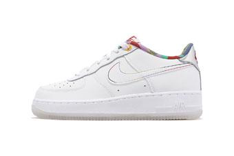 シューズ スニーカー   ナイキ Nike Air Force 1 Low  LV8  GS GS White/Multi