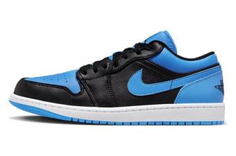 バスケットシューズ バッシュ スニーカー  UNC  ジョーダン Jordan Air Jordan 1 Low  Black
