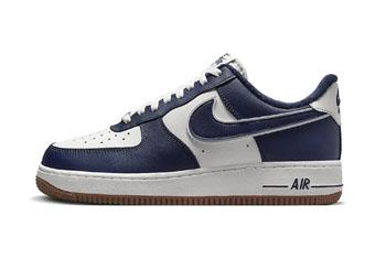 バスケットシューズ バッシュ スニーカー   ナイキ Nike AIR FORCE 1  '07 LV8 Sail/Navy