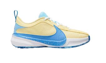 バスケットシューズ バッシュ  フリーク   ナイキ Nike Zoom Freak 5 GS  GS Cream/Blue