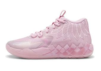 バスケットシューズ バッシュ  ラメロボール イリディセント  プーマ Puma MB.01 Iridescent  Lila