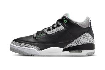 バスケットシューズ バッシュ スニーカー   ジョーダン Jordan Air Jordan 3 Retro　GS Green