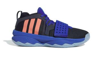 バスケットシューズ バッシュ   アデイダス Adidas DAME 8 Extply Blue/Black/Orange