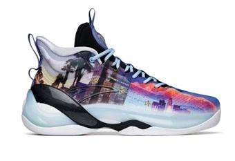 バスケットシューズ バッシュ スニーカー  クレイ・トンプソン  アンタ ANTA KT 7 Course Black/Pur