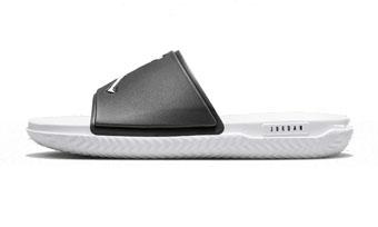 バスケットシューズ バッシュ スニーカー   ジョーダン Jordan Jordan Jumpman Slide White/