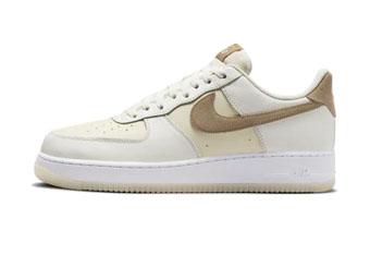 バスケットシューズ バッシュ スニーカー   ナイキ Nike AIR FORCE 1  '07 LV8 Khaki/Coco