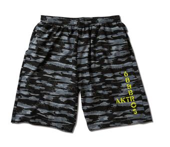 バスケットショーツ バスパン ウェア   アクター AKTR x68 AKTR CITY CAMO SHORTS BLACK