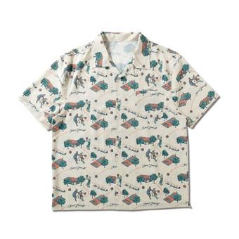 バスケットTシャツ ウェア   アクター AKTR ALOHA SHIRTS ERCU   ストリート 【MEN'S】