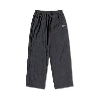 バスケットパンツ ウェア  秋冬物 アクター AKTR WARM UP BALLOON PANTS BLACK   ストリート