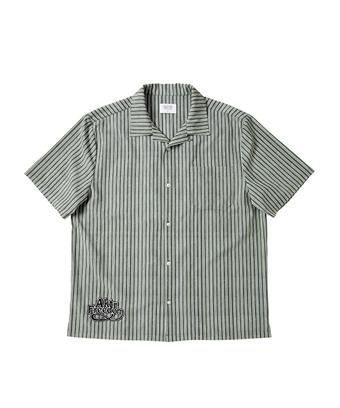 バスケットTシャツ ウェア   アクター AKTR FREEDOM STRIPE SHIRTS GRAY   【MEN'S】