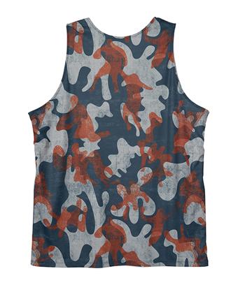 バスケットノースリーブ　タンクトップ ウェア   アクター AKTR PLAY CAMO REVERSIBLE TANK NA