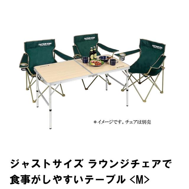 折りたたみテーブル 食事がしやすい テーブル 4〜6人用 幅120 奥行60 高さ60-37 2段階調節 アルミ コンパクト 持ち運び 取手付き