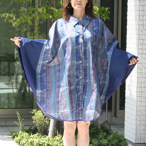 ◆送料無料◆ イタリア製・アレックス (ALEX)   レインコート (ブルーストライプ）【smtb-k】【YDKG