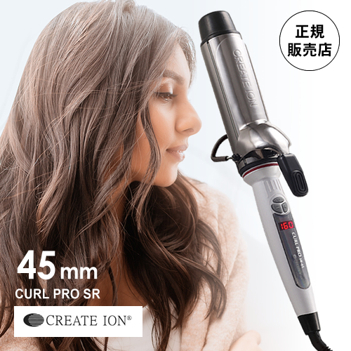 【正規品販売店/送料無料】クレイツイオン カールプロ カールアイロン SR-45mm C73315 クレイツ create