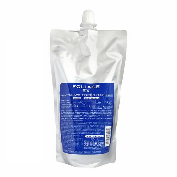 中野製薬 ナカノ フォリッジ スキャルプエッセンス EX-BL 500mL(詰替) サロン専売品 【NS】