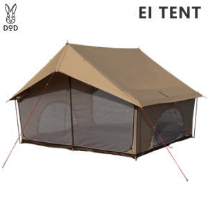 DOD テント 5人用 家型テント 寝室用テント ニュークラシックテント オールシーズン ポリコットン生地 出入りがしやすい エイテント T5-668-TN タン メーカー直送