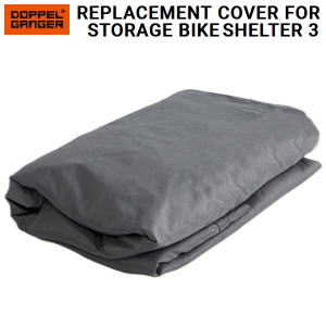 DOPPELGANGER カバー 交換用カバー バイクシェルター3専用カバー バイクシェルターカバー バイクシェルター3 交換用カバー DCC570RR-BK メーカー直送