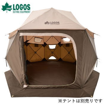 ロゴス グランドシート どんぐりPANELドーム290用 テントシート テントアクセサリー 着脱式 簡単設置 極厚生地 LOGOS どんぐり PANELドーム 290 グランドシート 71207003