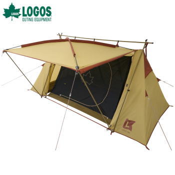 ロゴス テント A型フレームテント 2人用テント メッシュ製インナーテント付属 収納バッグ付き 野外フェス サンデーキャンプ キャンプ アウトドア LOGOS Fes PANELラムダΛ DUO-BC 71201131