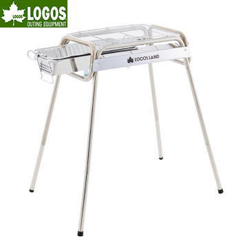 ロゴス グリル ステンレスグリル スタンド型グリル バーベキューグリル BBQグリル バーベキュー BBQ コンロ LOGOS LAND チューブラルグリル M 81060720