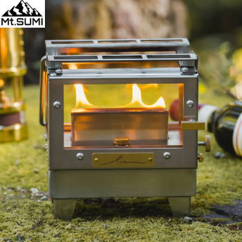 【12月下旬発送予定】マウント・スミ ストーブ 小型オイルストーブ 4面ガラス 炎の鑑賞 照明 調理 保温 暖房 オイルストーブ アウトドア キャンプ Mt.SUMI Oilstove AURA Lumi オイルストーブ オーラ ルミ SG25FWAR-RU