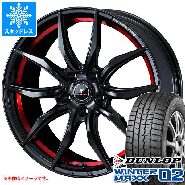 クロストレック GU系用 スタッドレス ダンロップ ウインターマックス02 WM02 225/60R17 99Q ノヴァリス ローグ VF タイヤホイール4本セットの通販はau PAY ...