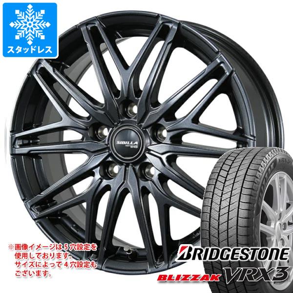 スタッドレスタイヤ ブリヂストン ブリザック VRX3 205/65R16 95Q ＆ シビラ ネクスト W45 6.5-16 タイヤホイール4本セット205/65-16 ...