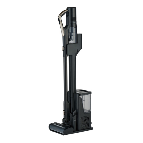 Haier JC-HG1A-K コードレススティッククリーナー 自動ゴミ収集ドック搭載 サイクロン式 ブラック