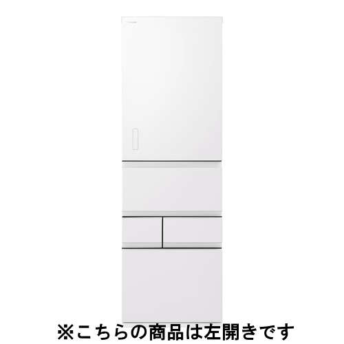 【無料長期保証】東芝 冷蔵庫 452L 左開き 5ドア 幅60cm 奥行スリム 3段冷凍室 広々冷蔵室 ベジータ GR-Y450GTML ホワイト系