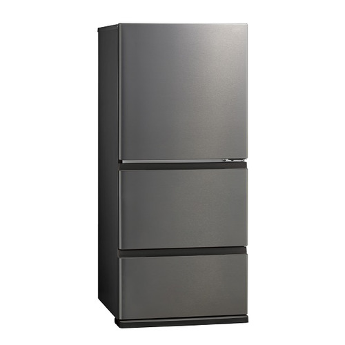 アクア 冷蔵庫 262L 右開き 3ドア 幅60cm スタイリッシュデザイン 真ん中冷凍室 省エネ設計 AQR-26R2 シルバー系