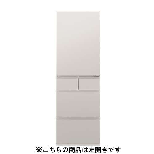 【無料長期保証】パナソニック 冷蔵庫 410L 左開き 5ドア 幅60cm 大容量冷凍室 トップユニット方式 シャキシャキ野菜室 NR-E41RY3L-C ベージュ系