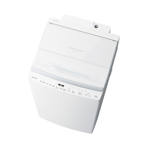 東芝 全自動洗濯機 洗濯8.0kg 簡易乾燥 幅60cm 自動投入 ウルトラファインバブル Ag＋抗菌水 AW-8DP5(W) ホワイト系