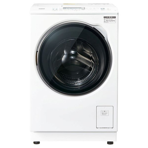 【無料長期保証】AQUA ドラム式洗濯機 左開き 洗濯12kg 乾燥6kg 幅59.5cm 除菌・消臭 泡フルウォッシュ まっ直ぐドラム AQW-DXS12A(LW) ホワイト系