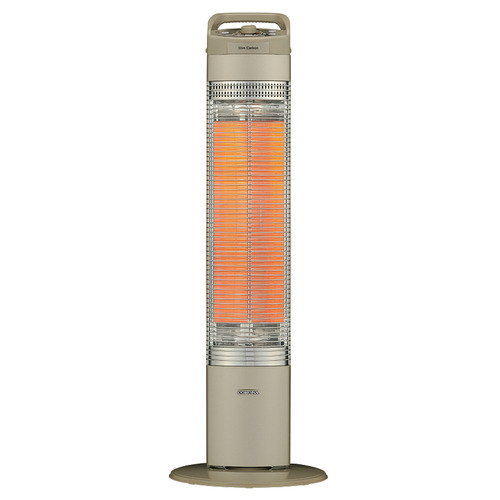 CORONA DH-C925(N) 遠赤外線カーボンヒーター スリムカーボン 瞬間暖房 10段階温度調節 転倒OFFスイッチ ゴールド