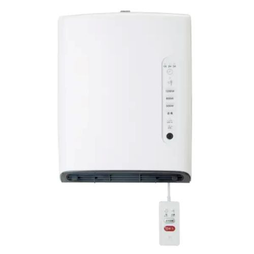 ZEPEAL DWC-A120P-WH 人感センサー付 脱衣所ヒーター 送風モード搭載 人感センサー ホワイト