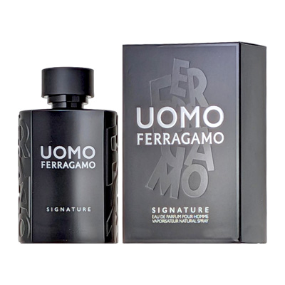 サルヴァトーレ フェラガモ Ferragamo ウォモ シグネチャー オーデパルファム EDP SP 100ml 【香水】【在庫あり】【送料無料】