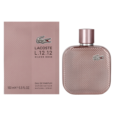 ラコステ LACOSTE L.12.12 シルバー ローズ オードパルファム EDP SP 100ml 【香水】【在庫あり】【送料無料】