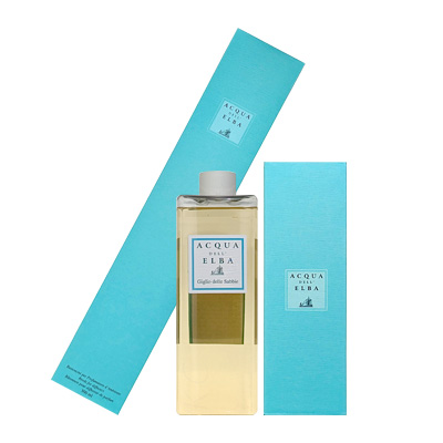 アクア デル エルバ ACQUA DELL'ELBA ジーリオ・デッレ・サッビエ ルームディフューザー 詰め替え用リフィル 500ml リード付き 【在庫あり】【送料無料】