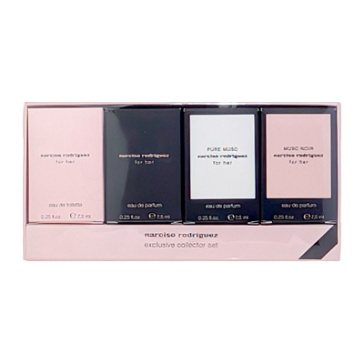 ナルシソ ロドリゲス NARCISO RODRIGUEZ フォーハー エクスクルーシヴ コレクター セット 7.5ml×4 ミニセット ギフト コフレ 【ミニ香水】【在庫あり】【送料無料】