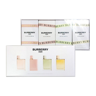 バーバリー BURBERRY バーバリー ハー レディース ミニチュア セット 5ml×4 【ミニ香水】【在庫あり】【送料無料】