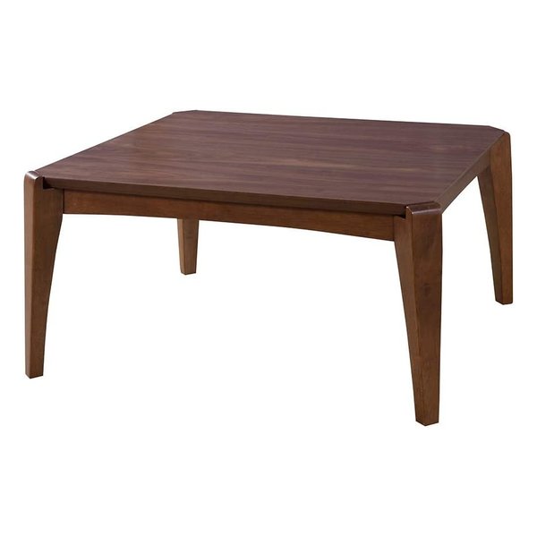 東谷 アズマヤコタツテーブル ウォールナット W75×D75×H38 KT-107(2559935)代引不可