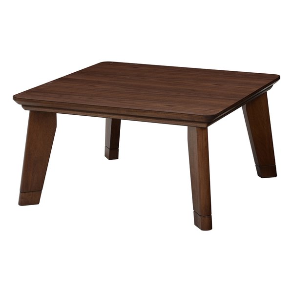 萩原 ハギハラリビングこたつテーブル 本体 正方形/幅80cm ブラウン リノCF80BR(2520506)代引不可