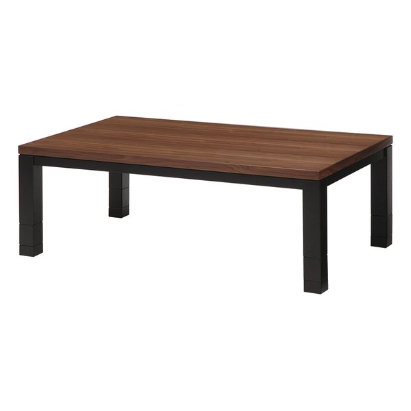 萩原 ハギハラリビングコタツ 幅150cm 高さ4段階調節 コード収納ボックス付き ジェスタK150WN(2520435)代引不可