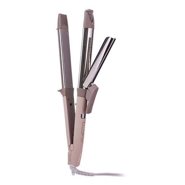 TESCOM テスコムプロテクトイオン 2WAYスチームヘアーアイロン32mm コットンベージュ TW753A-C(2563228)代引不可 送料無料