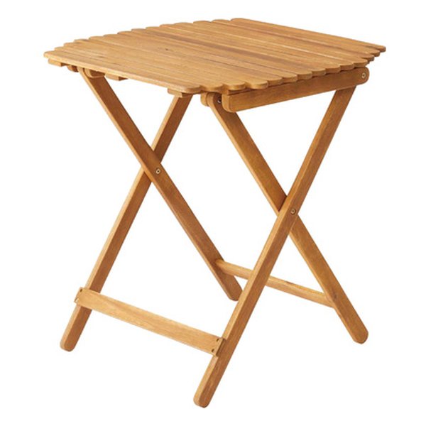 東谷 アズマヤフォールディングハイテーブル ブラウン 幅60×奥行き60×高さ70cm NX-532(2565116)代引不可